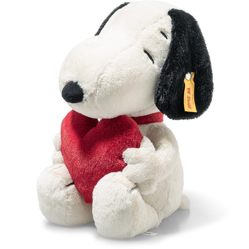 Steiff Snoopy Love Beagle Dog | plushpaws.co.uk