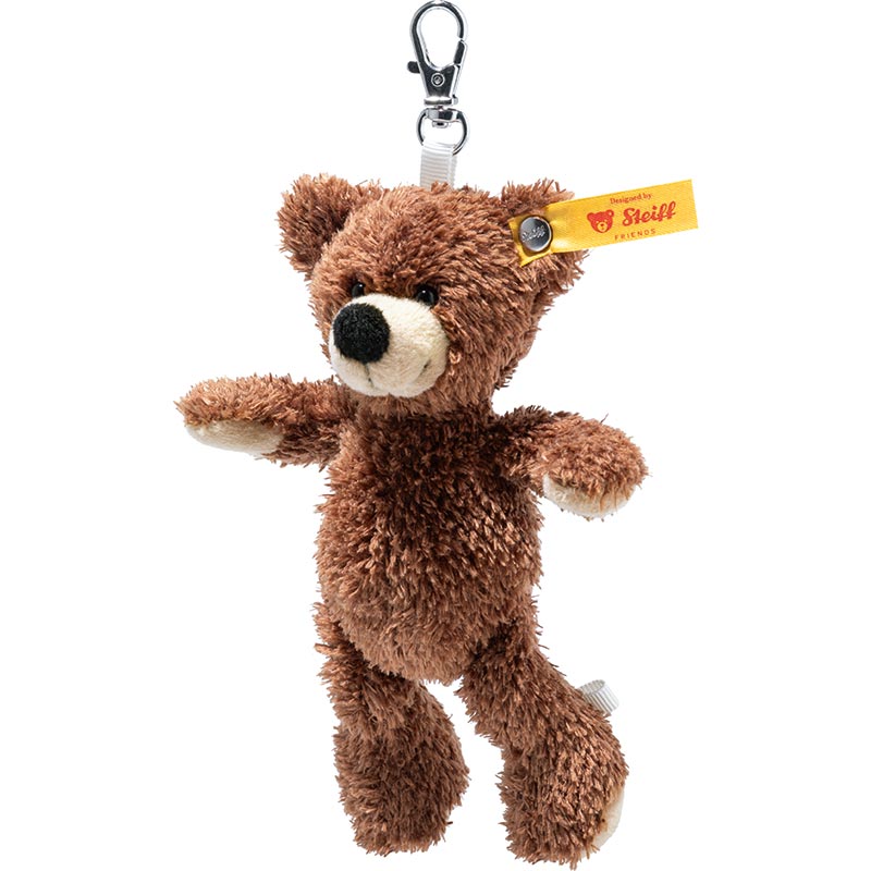 Steiff Fynn Teddy Bear Keyring | plushpaws.co.uk