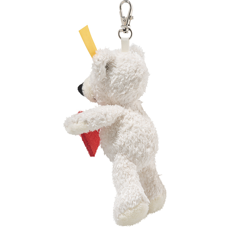 Steiff Lotte Teddy Bear Love Keyring | plushpaws.co.uk