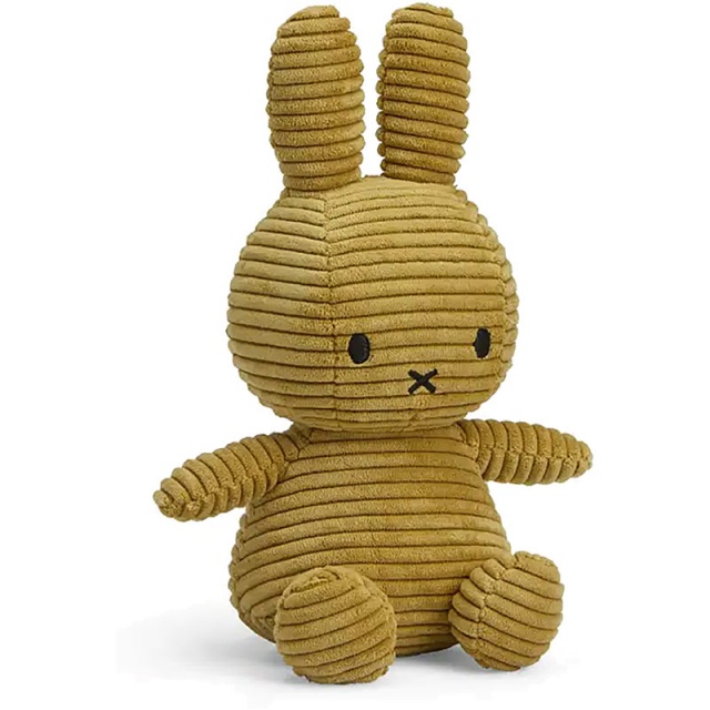 Miffy Corduroy Gold Green | plushpaws.co.uk