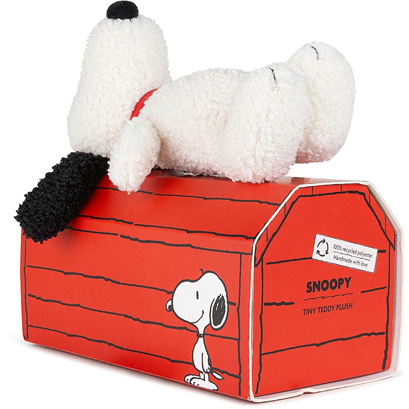 Peanuts Snoopy Tiny Teddy Cream in Gift Box | plushpaws.co.uk