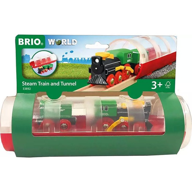 BRIO Steam Train & Tunnel | plushpaws.co.uk
