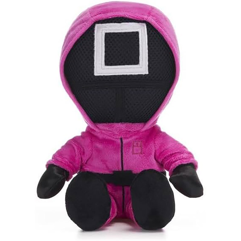 Netflix Squid Game Pink Guard Manager (Square) | plushpaws.co.uk