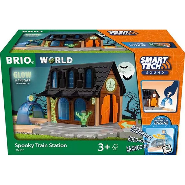 BRIO Smart Tech Sound Spooky Train Station | plushpaws.co.uk