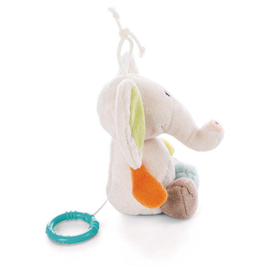 My First NICI Dundi Elephant Music Box | plushpaws.co.uk