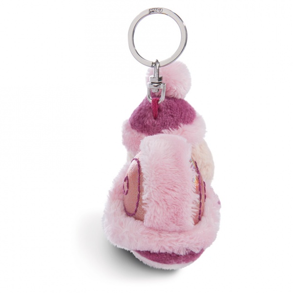NICI Cosy Winter Soa Snail Keyring | plushpaws.co.uk