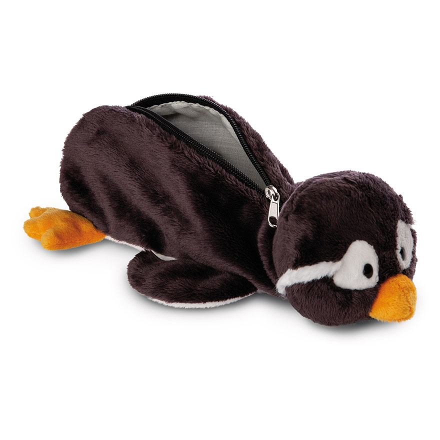 NICI Cosy Winter Stas Penguin Pencil Case | plushpaws.co.uk