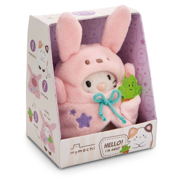 NICI mymochi Angy Cat with Cactus and Bunny Costume | plushpaws.co.uk