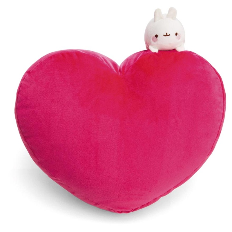 NICI MOLANG Heart Cushion | plushpaws.co.uk