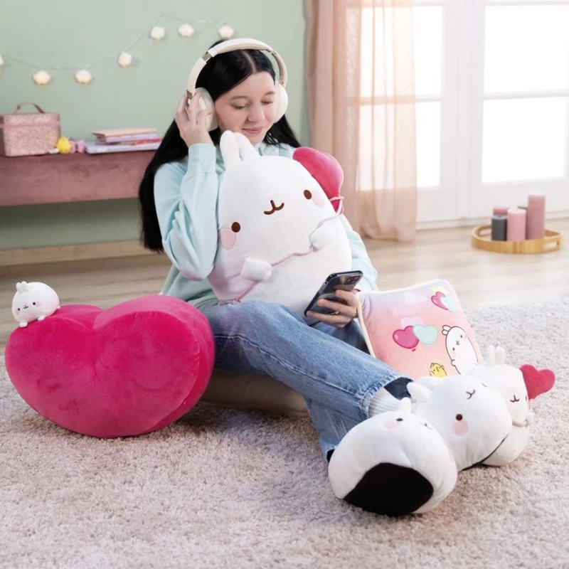 NICI MOLANG Heart Cushion | plushpaws.co.uk
