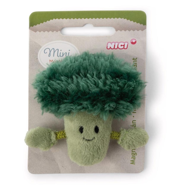 NICI Farm Friends Mini Broccoli MagNICI | plushpaws.co.uk