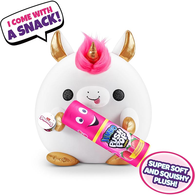 Zuru Snackles Richard Unicon with Jumbo Push Pop | plushpaws.co.uk