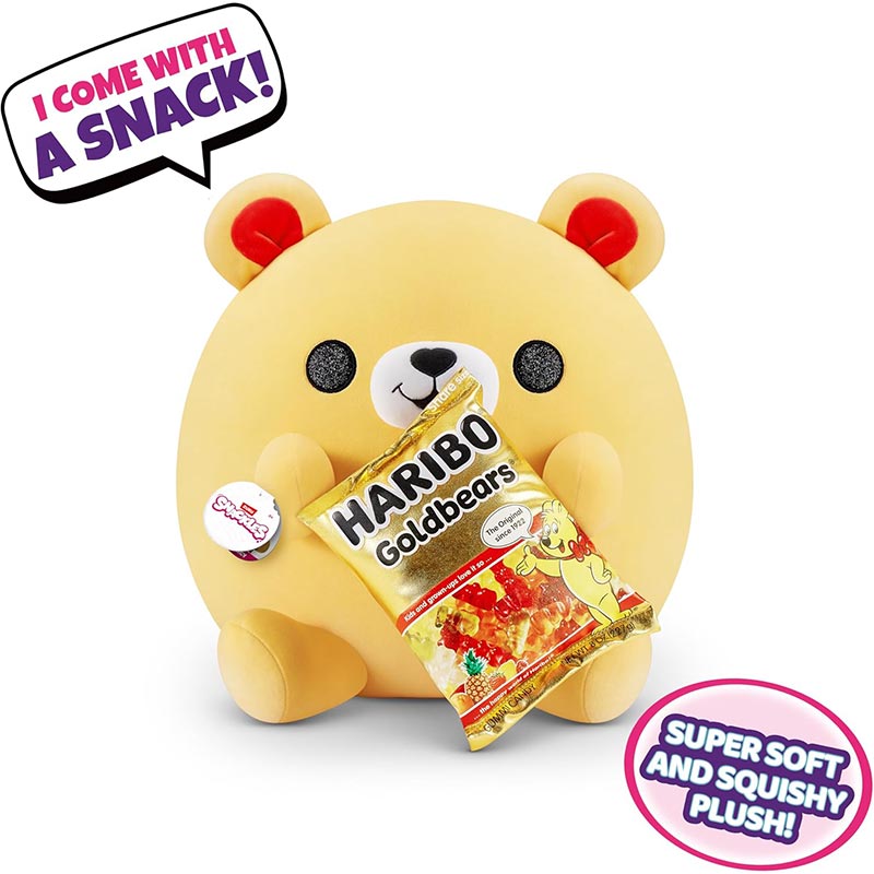 Zuru Snackles Nancy Bear with Haribo Goldbears | plushpaws.co.uk