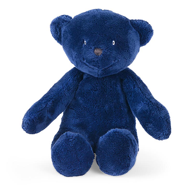 Moulin Roty Les P'tits Doudous Navy Blue Teddy Bear | plushpaws.co.uk