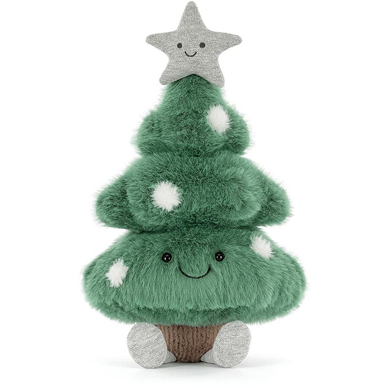 Jellycat Christmas Tree Ricky Rain Frog | plushpaws.co.uk