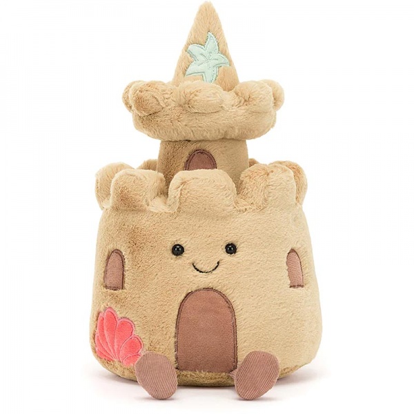 Jellycat Amuseables Sandcastle | plushpaws.co.uk