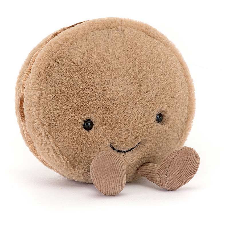 Jellycat Amuseables Mia Macaron Framboise | plushpaws.co.uk