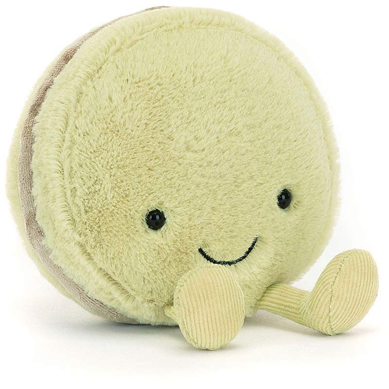 Jellycat Amuseables Mia Macaron Framboise | plushpaws.co.uk