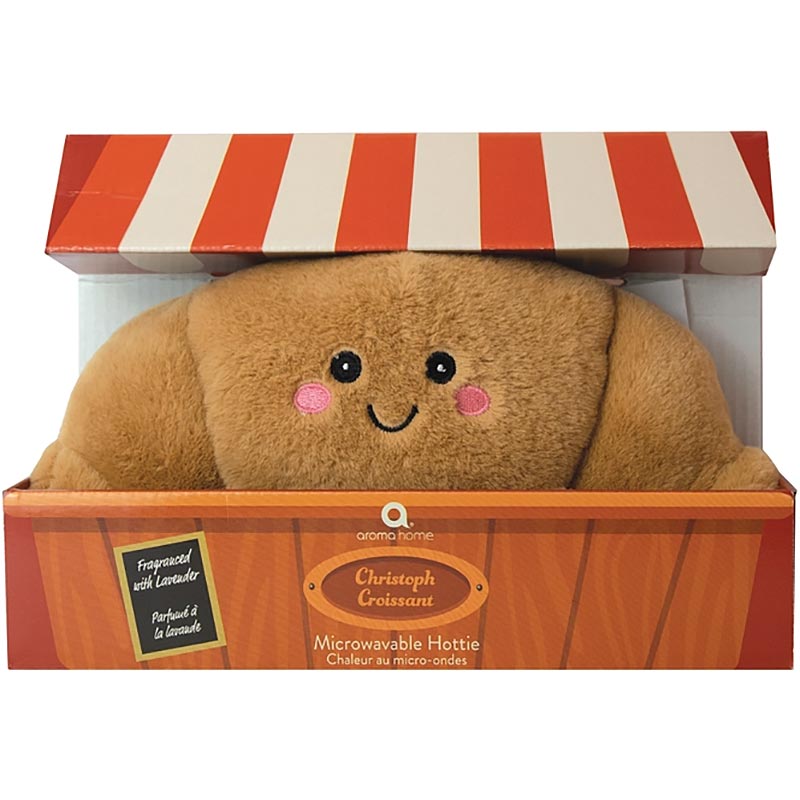 Aroma Home Snuggable Christoph Croissant Microwavable Hottie ...