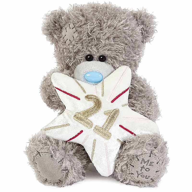 Me to You Happy 21st Birthday Teddy Bear | plushpaws.co.uk