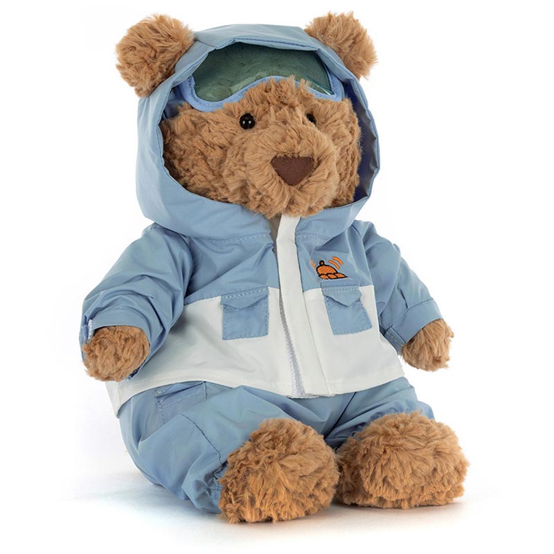 Jellycat Bartholomew Bear Winter Pyjamas | plushpaws.co.uk