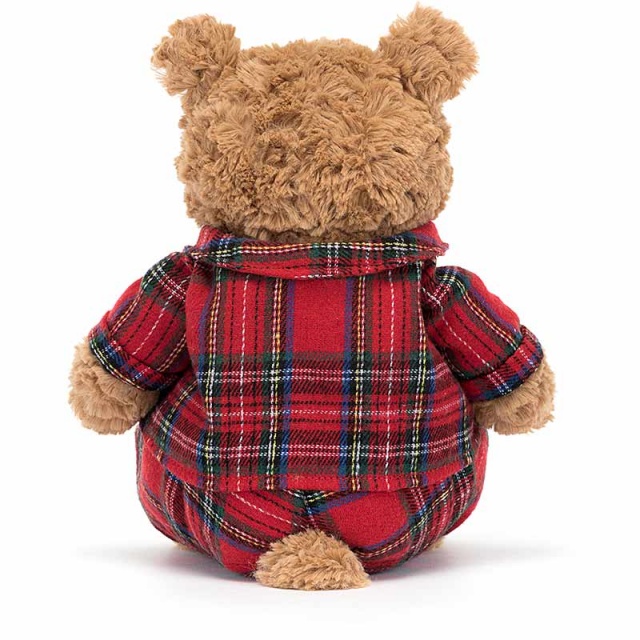 Jellycat Bartholomew Bear Winter Pyjamas | plushpaws.co.uk