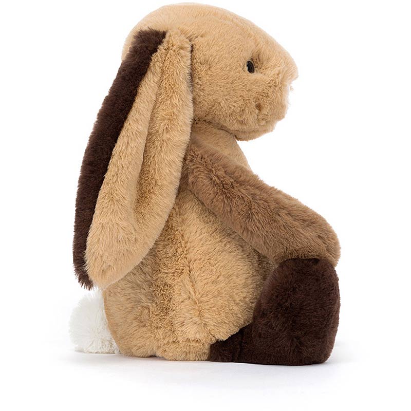 Jellycat Bashful Patchwork Brown Bunny | plushpaws.co.uk