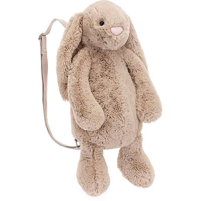 Jellycat Bashful Beige Bunny Backpack | plushpaws.co.uk