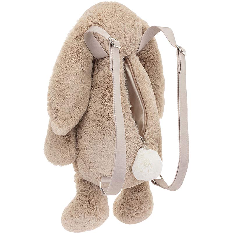 Jellycat Bashful Beige Bunny Backpack | plushpaws.co.uk