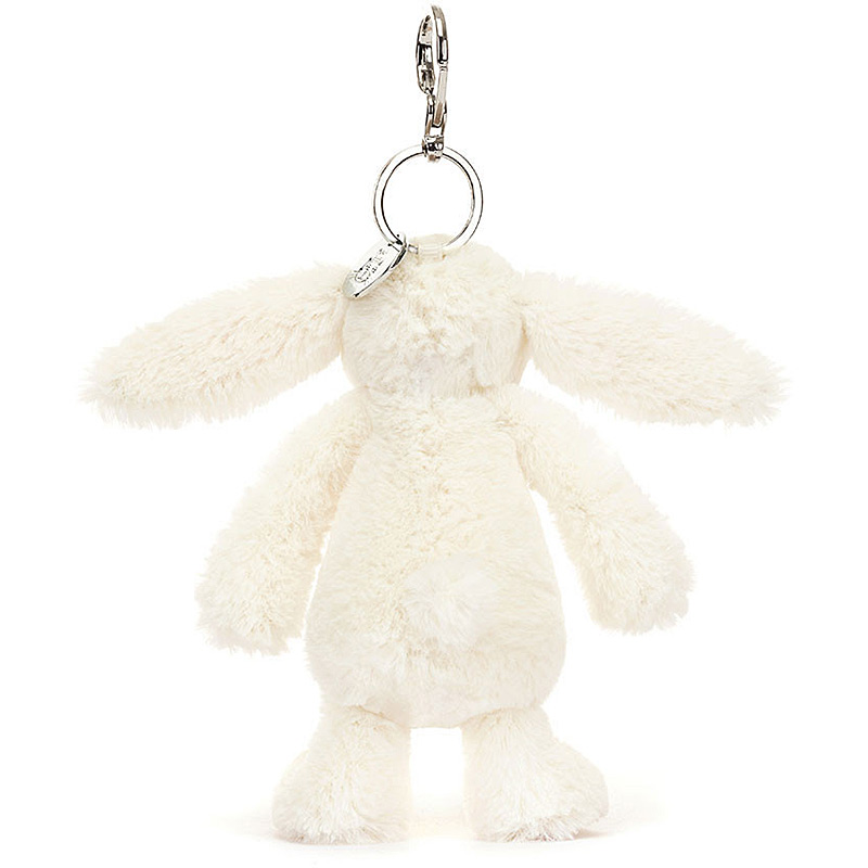 Jellycat Blossom Cream Berry Bunny Bag Charm Keyring | plushpaws.co.uk