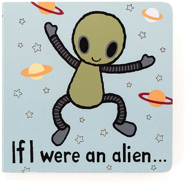 Little Jellycat If I Were An Alien Board Book | plushpaws.co.uk