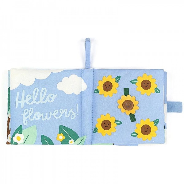 Baby Jellycat Hello Sun Fabric Book | Plushpaws.co.uk