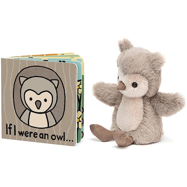 Little Jellycat If I Were An Owl Board Book | plushpaws.co.uk