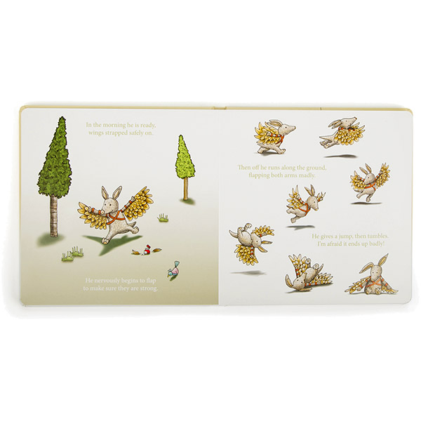 Jellycat The Flying Aardvark Board Book | plushpaws.co.uk