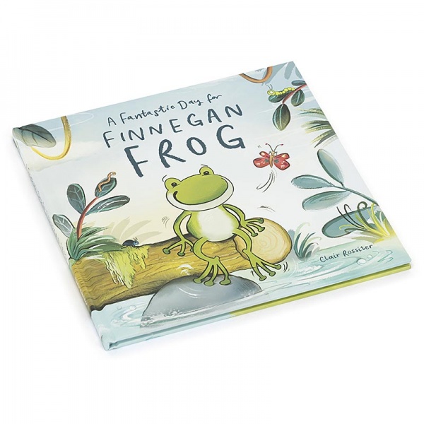 Jellycat A Fantastic Day for Finnegan Frog Book | plushpaws.co.uk