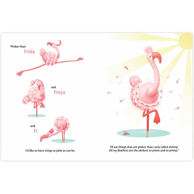 Jellycat Flo Maflingo How Pink Can She Go Board Book | plushpaws.co.uk