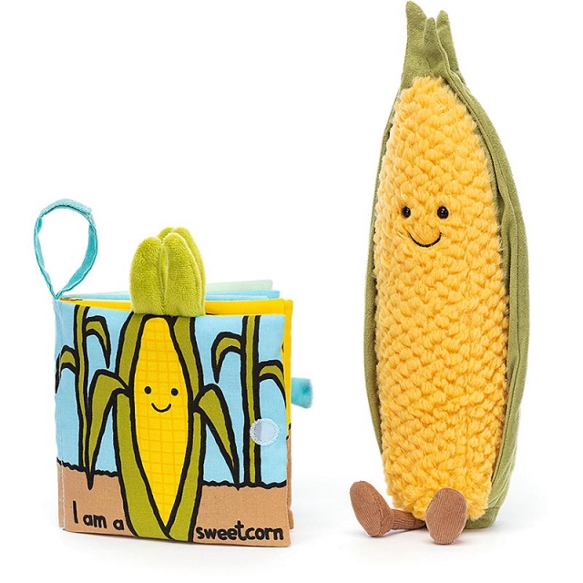 Little Jellycat Sweetcorn Book | plushpaws.co.uk