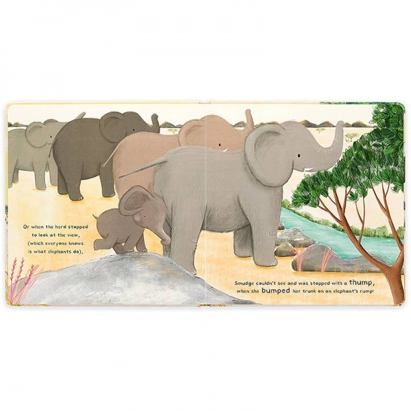 Jellycat Smudge The Littlest Elephant Book | plushpaws.co.uk