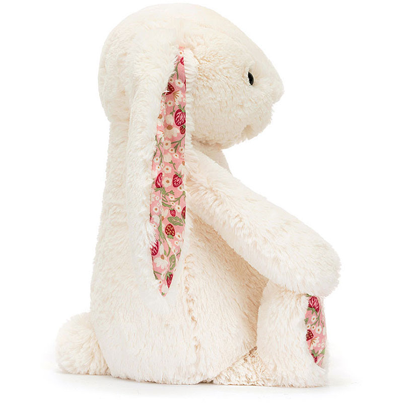 Jellycat Blossom Cream Berry Bunny | plushpaws.co.uk