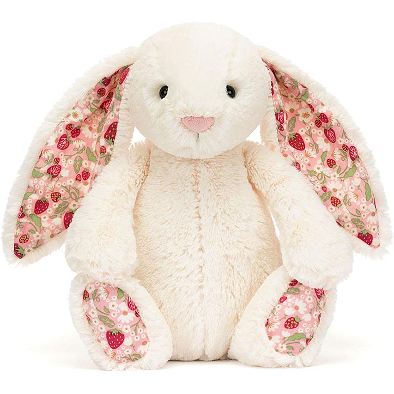 Jellycat Blossom Blush Cherry Bunny | plushpaws.co.uk