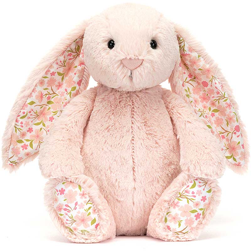Jellycat Blossom Blush Cherry Bunny | plushpaws.co.uk