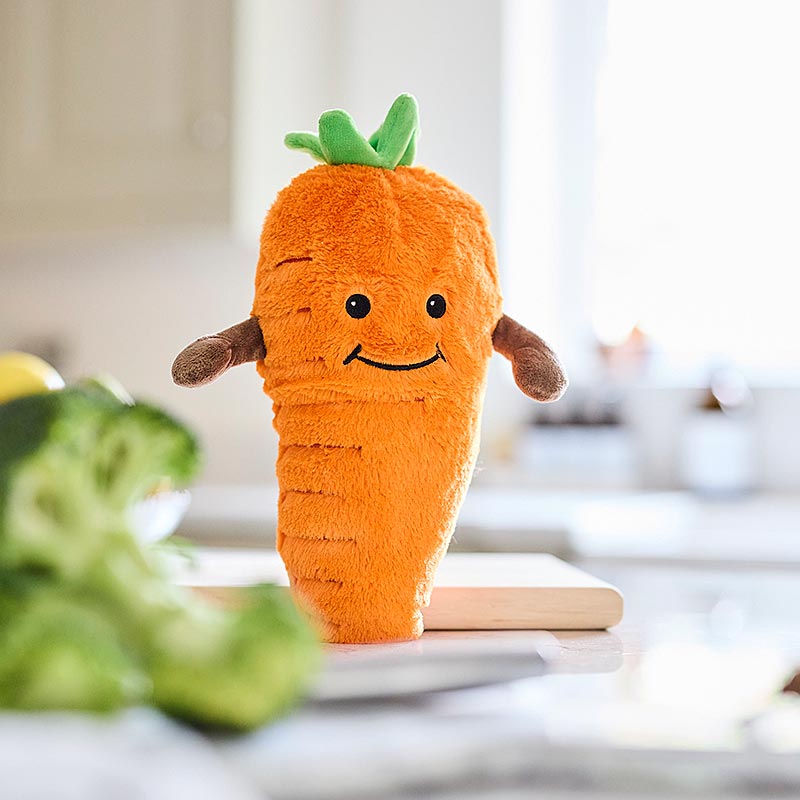 Warmies Microwavable Carrot | plushpaws.co.uk