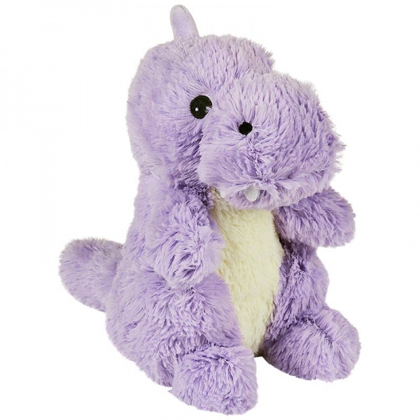 Warmies Cozy Plush Microwavable Pink Baby Dinosaur | plushpaws.co.uk