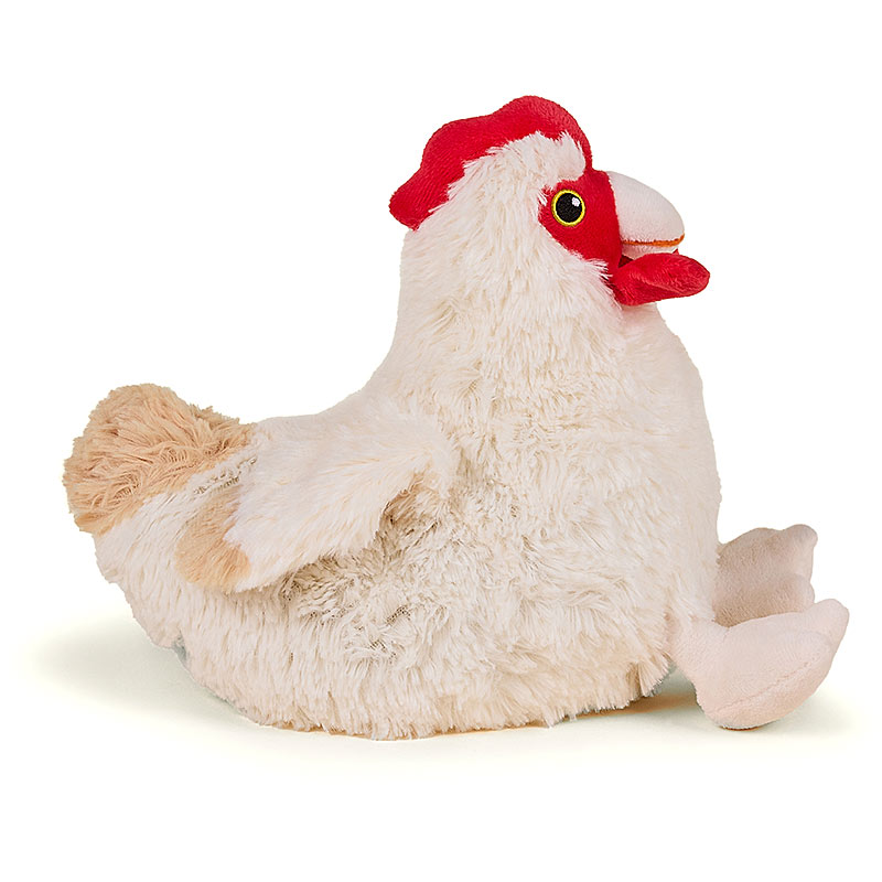 Warmies Microwavable Cream Hen | plushpaws.co.uk