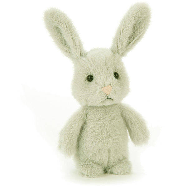Jellycat Fluffy Silver Bunny | Plushpaws.co.uk