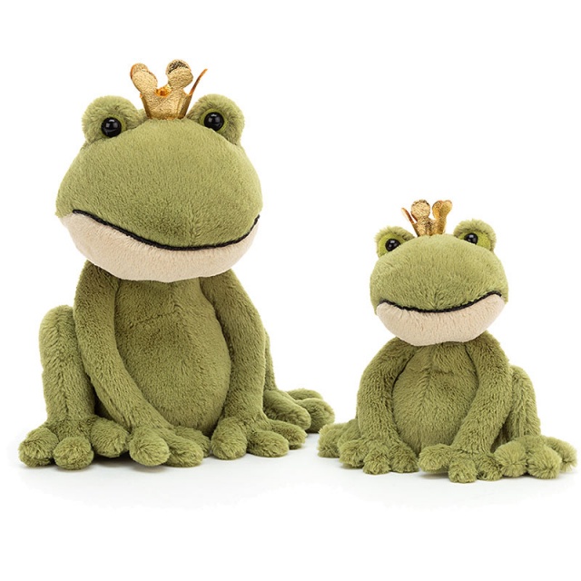 Jellycat Felipe Frog Prince | plushpaws.co.uk