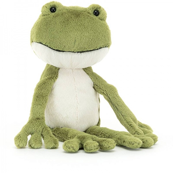 Jellycat Finnegan Frog | plushpaws.co.uk