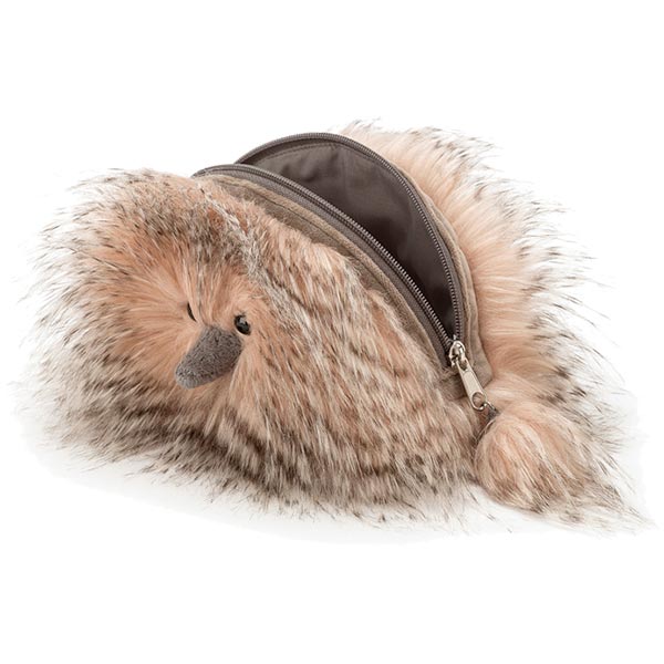 Jellycat Glad to be Me Fluffy Ostrich Bag | plushpaws.co.uk