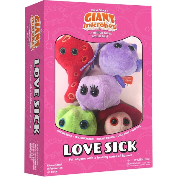 Giant Microbes Love Sick Gift Box | plushpaws.co.uk