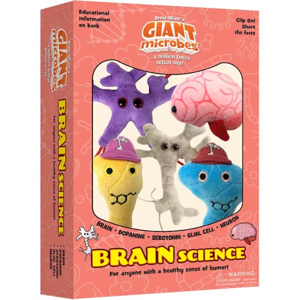 Giant Microbes Brain Science Gift Box | plushpaws.co.uk